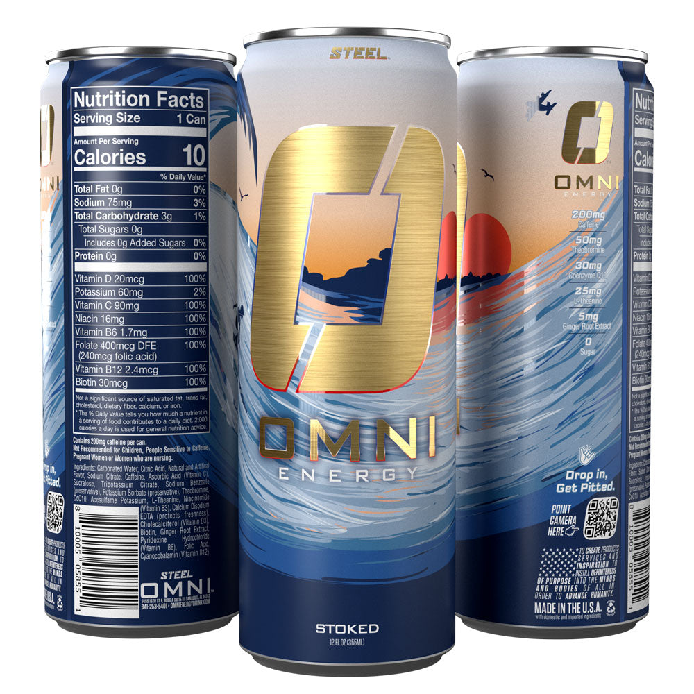 Stoked - Case of 12 Cans – Omni Energy Drink