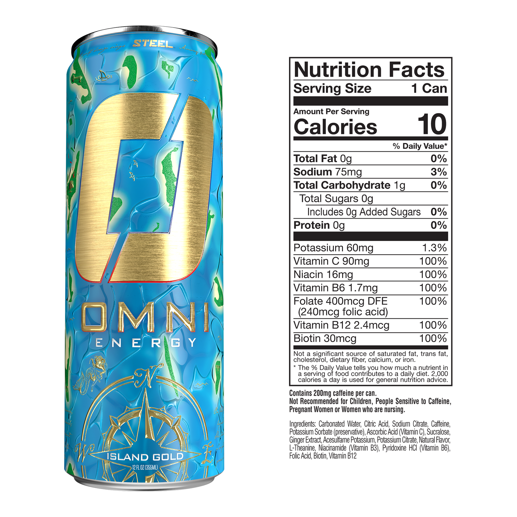 Island Gold - Case of 12 Cans – OMNI Energy
