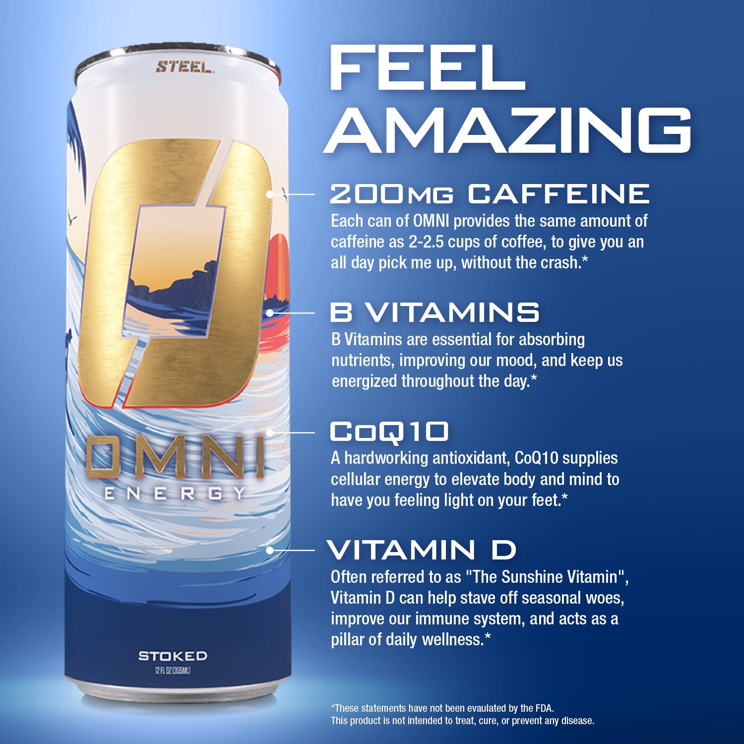 Stoked - Case of 12 Cans – Omni Energy Drink